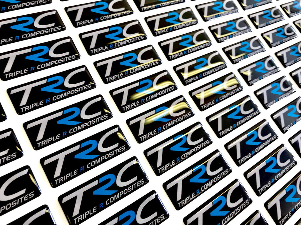 TRC Gel Badge - Nitrous Blue Edition – Triple R Composites Ltd