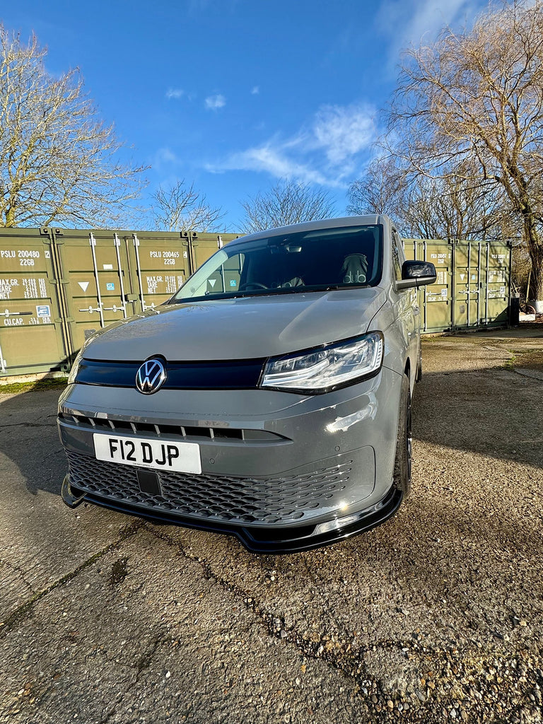 Volkswagen Caddy MK5 - V2 Front Splitter – Triple R Composites Ltd