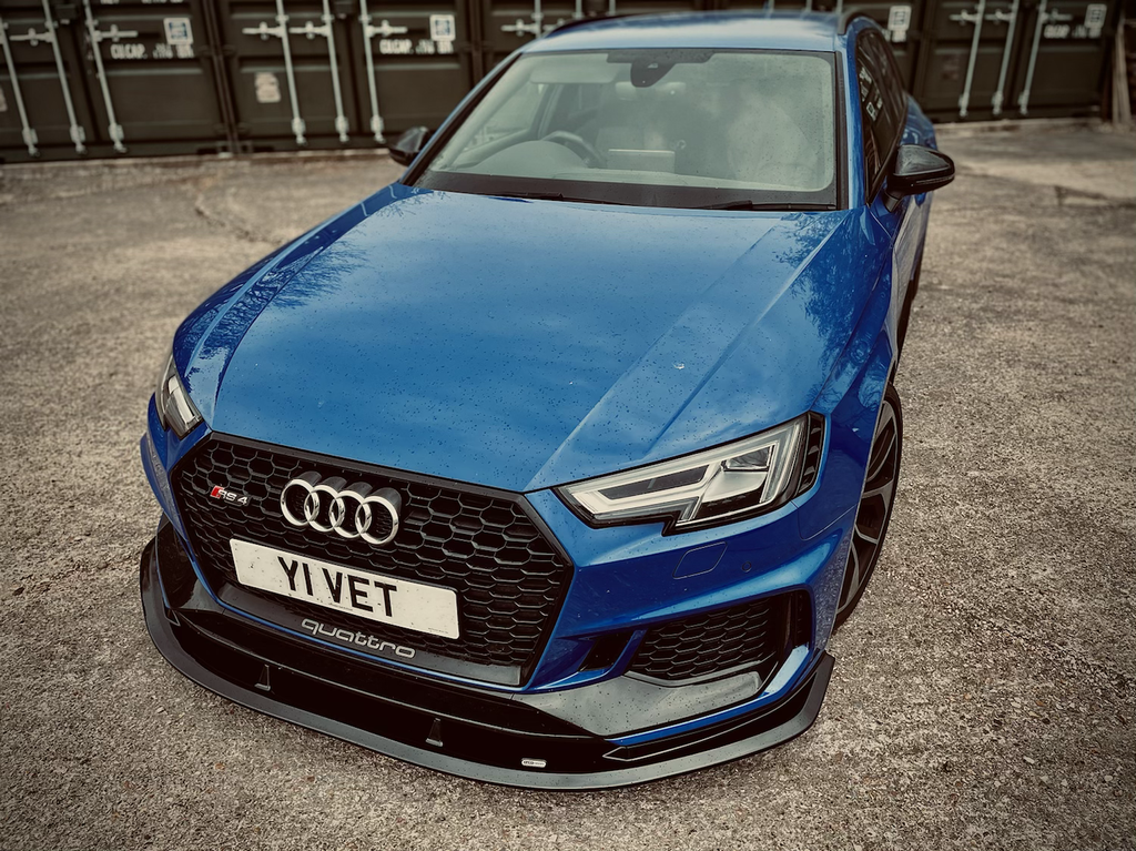 Audi RS4 B9 Avant Front Splitter – Triple R Composites Ltd