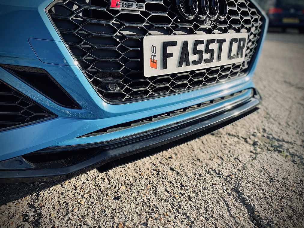 Audi RS5 B9.5 Sportback with Centre Blade - Front Splitter – Triple R ...
