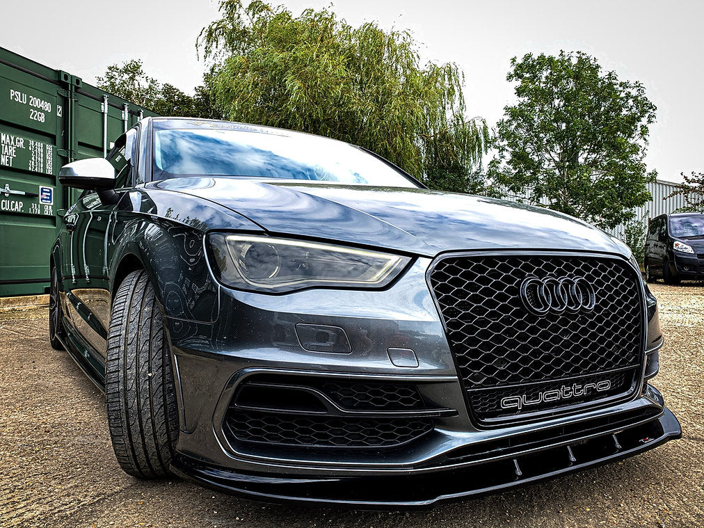 Audi A3 S-Line 8V Pre Facelift Hatchback - Front Splitter – Triple R ...