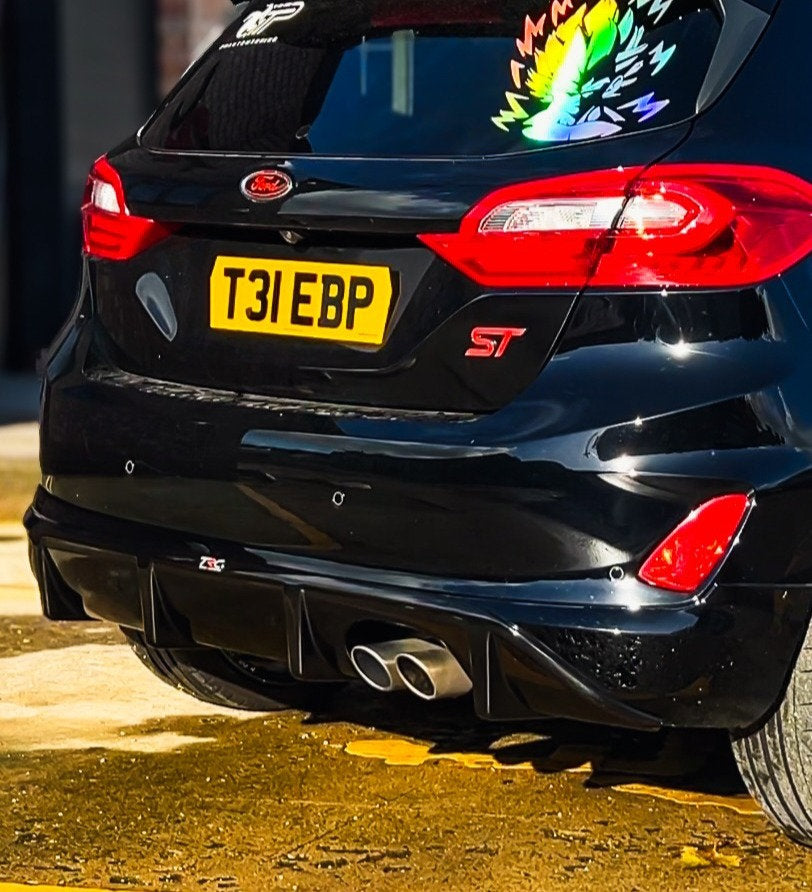 Ford Fiesta MK8.5 ST - Rear Finned Diffuser – Triple R Composites Ltd
