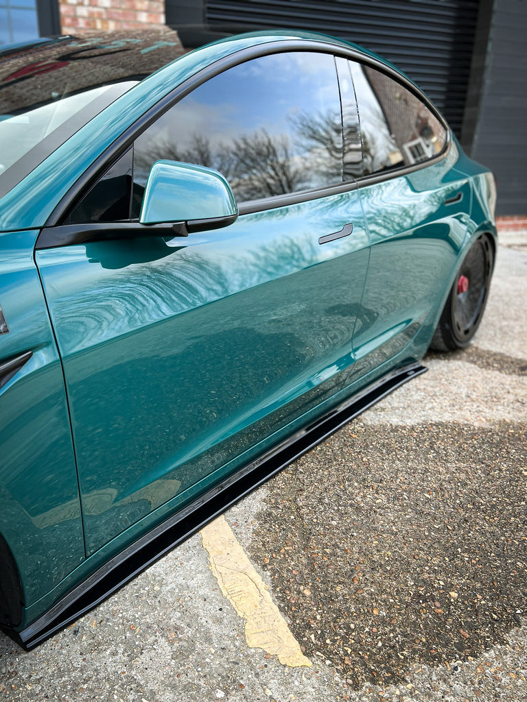 Tesla Model 3 - Side Skirt Splitters – Triple R Composites Ltd